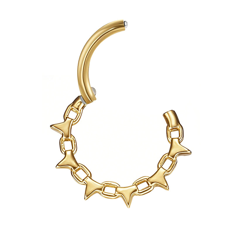 Barbed Wire Clicker Hoop – The Piercery